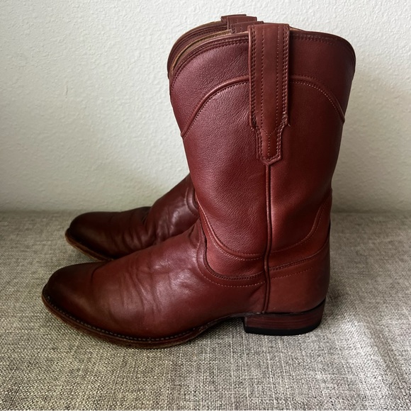 Tecovas | Shoes | Tecovas The Earl Calfskin Leather Mens 8 Ee Bourbon ...